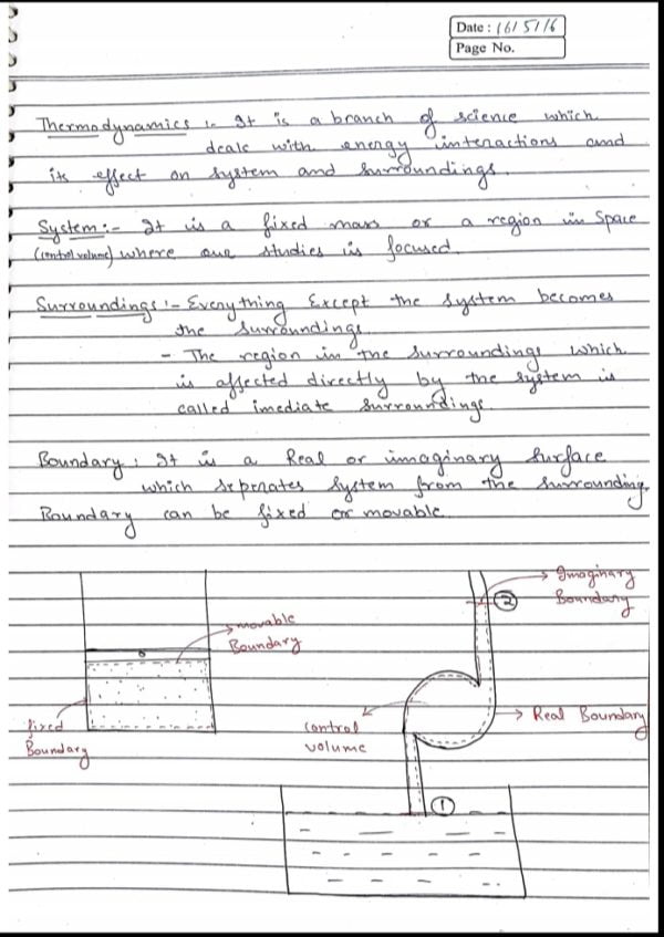 Thermodynamics Handwritten Notes For Gate – BookNet