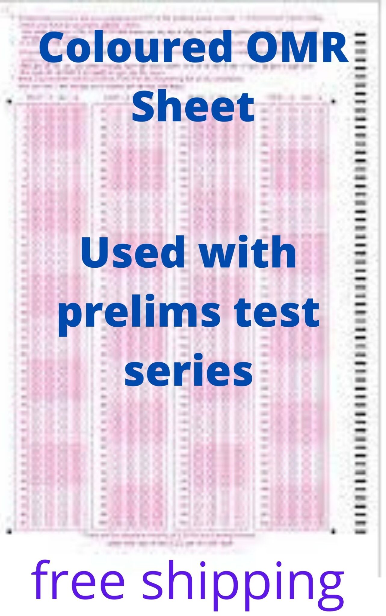 50 MCQs OMR Sheet For Practice (50 Sheets) – UPSC Prelims OMR Sheet ...